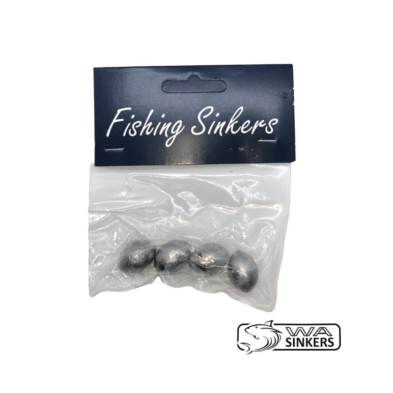 Pb BEAN SINKERS – PACKET – WA SINKERS